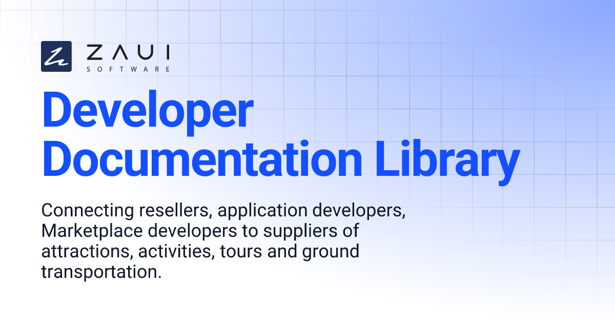 Developer Documentation Library | Zaui Developer API Documents